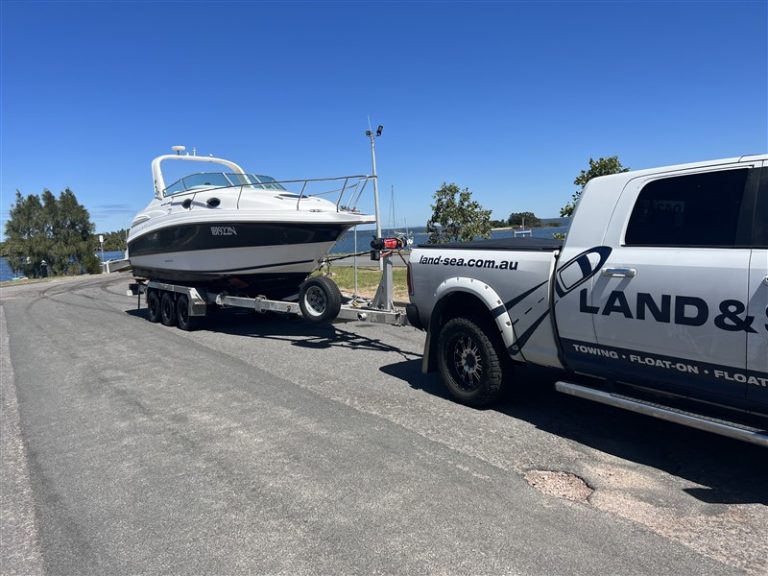 Float On Boat Transport Service | Land & Sea Boat Movers